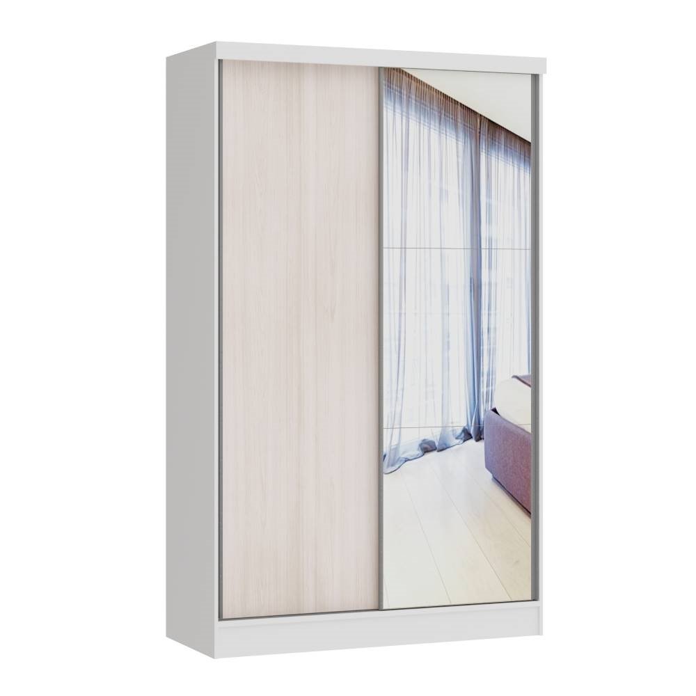 Guarda-Roupa 2 Portas Castro Requinte 6223M Branco/Teka SE | MadeiraMadeira