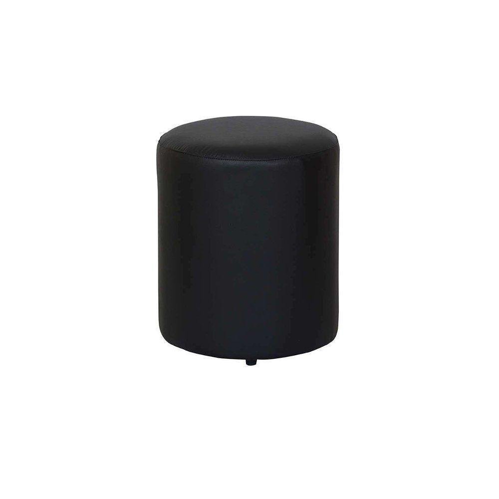 Puff Round Nobre Preto Stay Puff | MadeiraMadeira