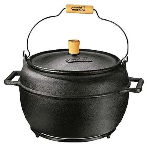 Panela Natular De Ferro Fundido 6,0 Litros Panela Mineira | MadeiraMadeira