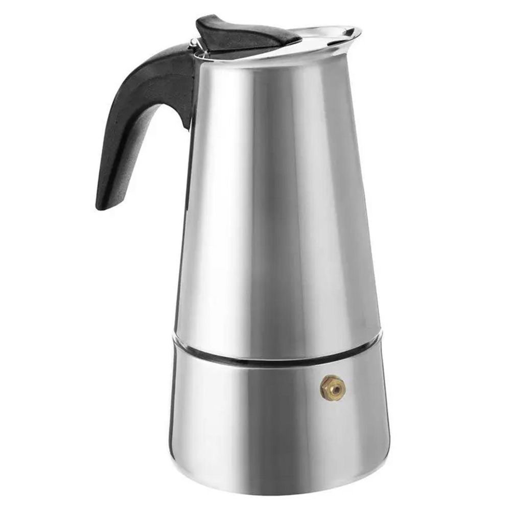 Cafeteira Italiana Mimo Style 6 Cafézinhos de Aço Inox | MadeiraMadeira