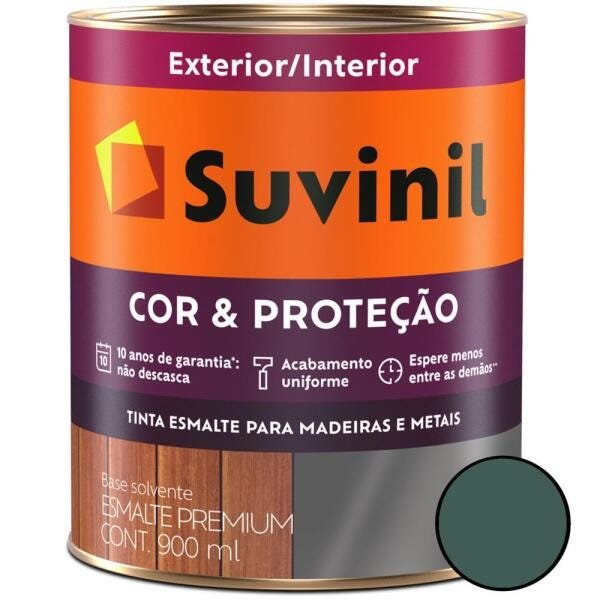 Esmalte Sintético Brilhante 900ml Verde Colonial Suvinil | MadeiraMadeira