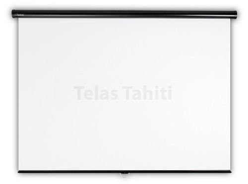 Tela de Projeção Retrátil Standard Tahiti 1:1 QD 111 Polegadas 2,00 m x ...