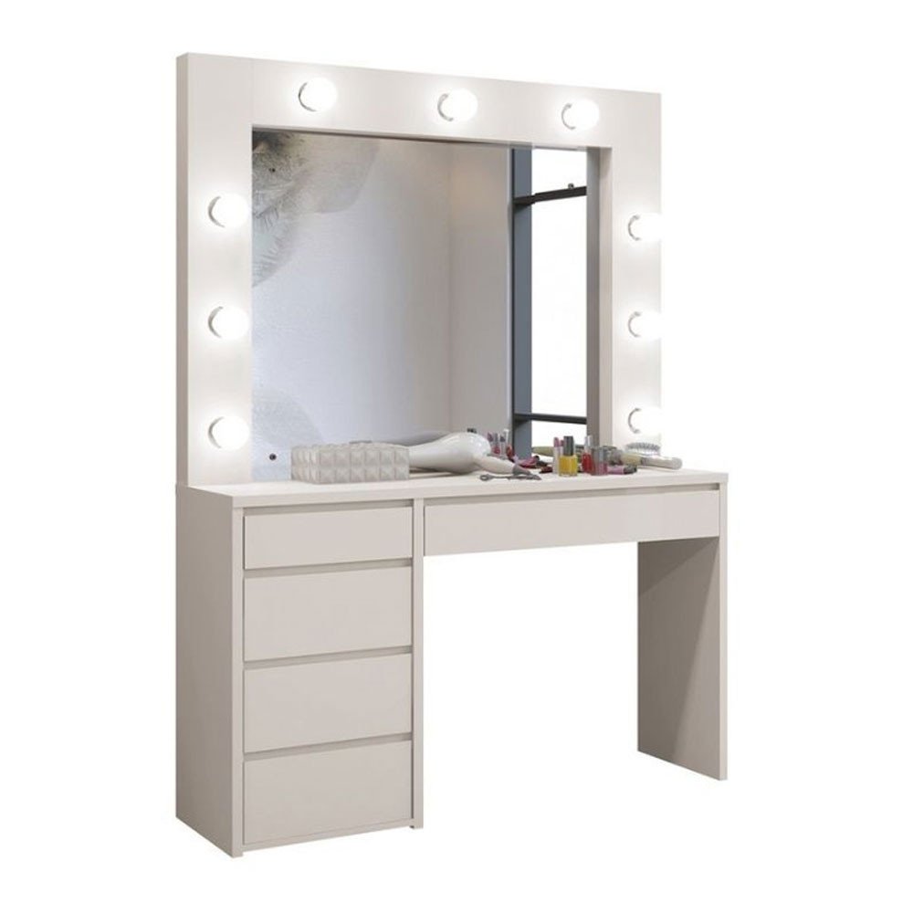 Camarim Mavaular 5 Gavetas Berlim Plus Off White | MadeiraMadeira