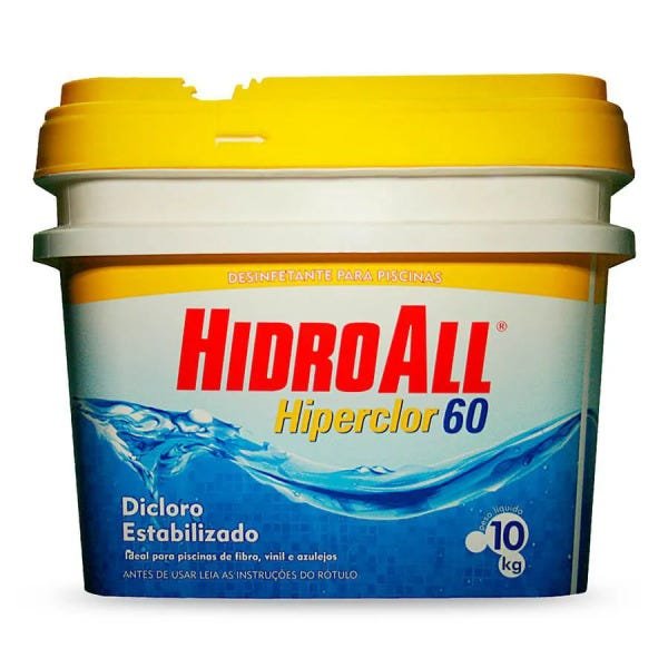 Cloro Hiperclor 60 Hidroall 10kg | MadeiraMadeira