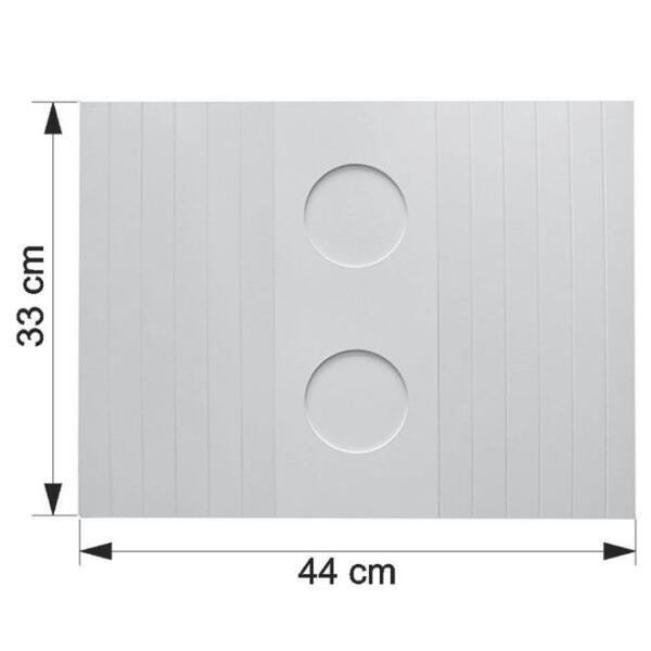 Kit 2 Bandejas Laqueada Porta Copos Para Braço de Sofá Branco ...
