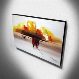 Quadro de Pintura Abstrato 60x105cm-1625 | MadeiraMadeira
