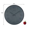 Relógio Parede Grey Nextime | MadeiraMadeira