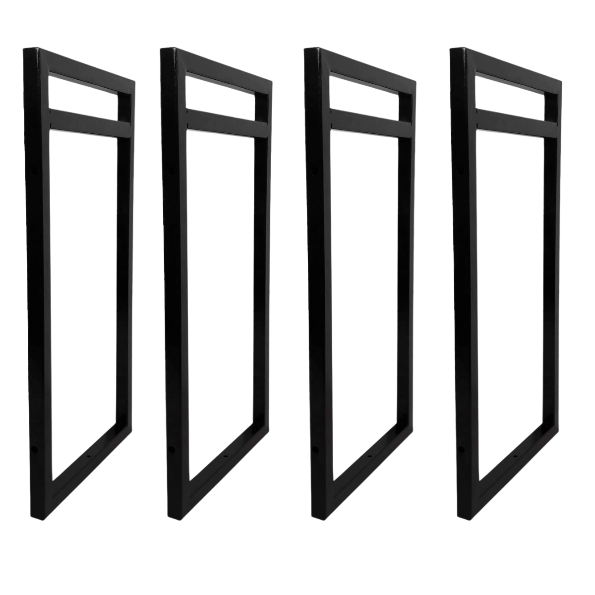 Suporte para Prateleira Industrial RETANGULO 36,5 x 18,5cm Preto ...