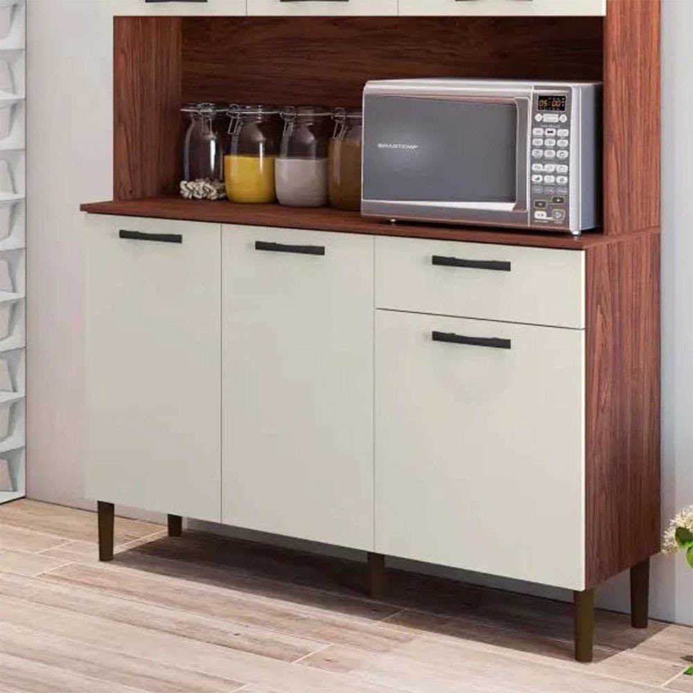 Kit Genova 2479 6 Portas 1 Gaveta Kits Paraná | MadeiraMadeira