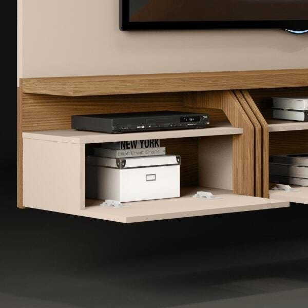 Painel Home Suspenso LODI para Tv até 70 Polegadas 3 Porta GRIZ ...