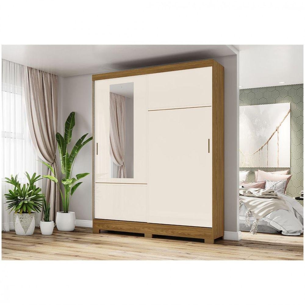 Guarda Roupa Henn B56 2 Portas Flex Nature | MadeiraMadeira