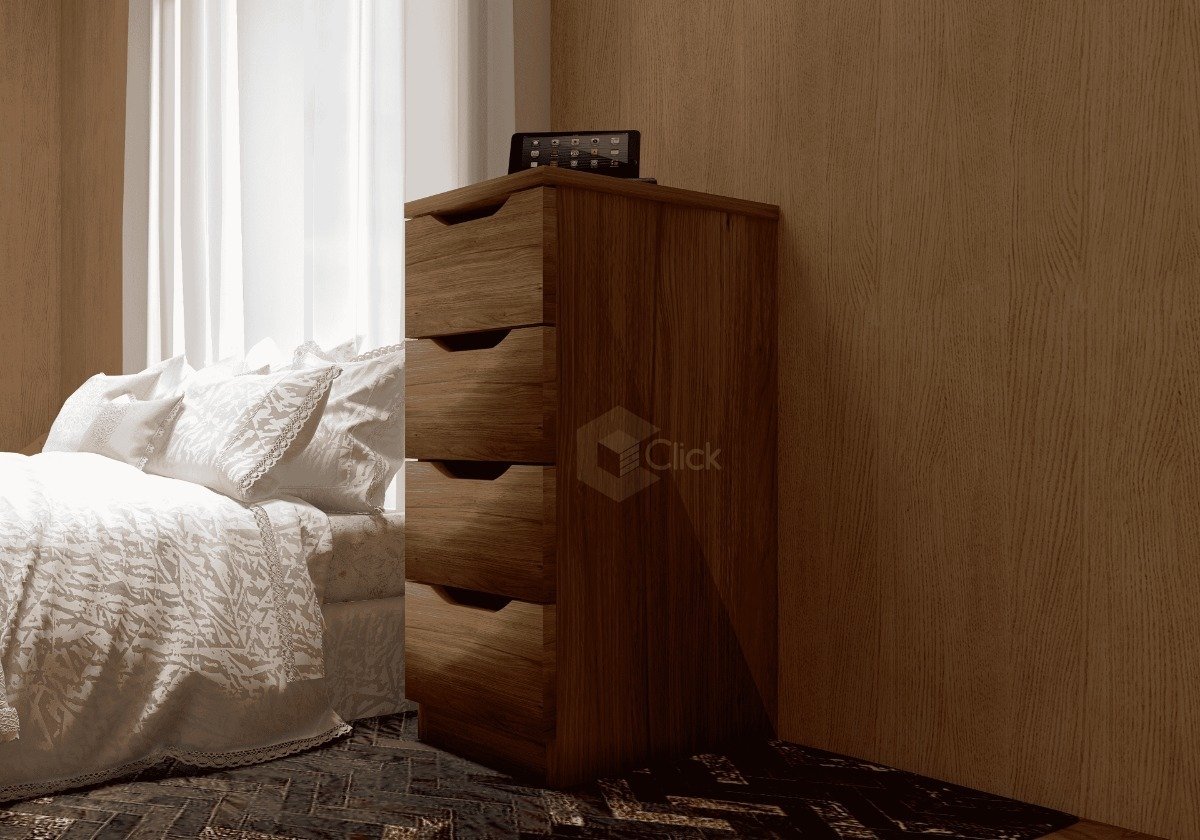 Gaveteiro mel Modelo Clássico Espaçoso Redecore Gaveteiro para diversos ...