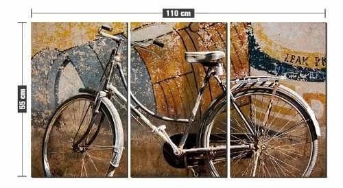 Quadro Decorativo Bicicleta Retrô Vintage Decoração | MadeiraMadeira