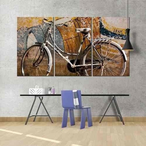 Quadro Decorativo Bicicleta Retrô Vintage Decoração | MadeiraMadeira