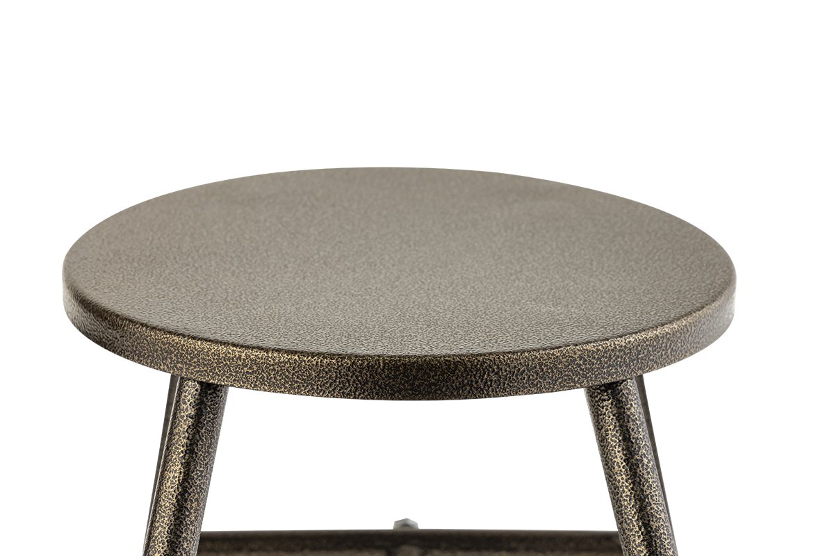 BANQUETA MULTIUSO 52 CURVA Plic Mobiliário Banqueta Multiuso 52 Linha Curva Preto Craqueado Ouro ...