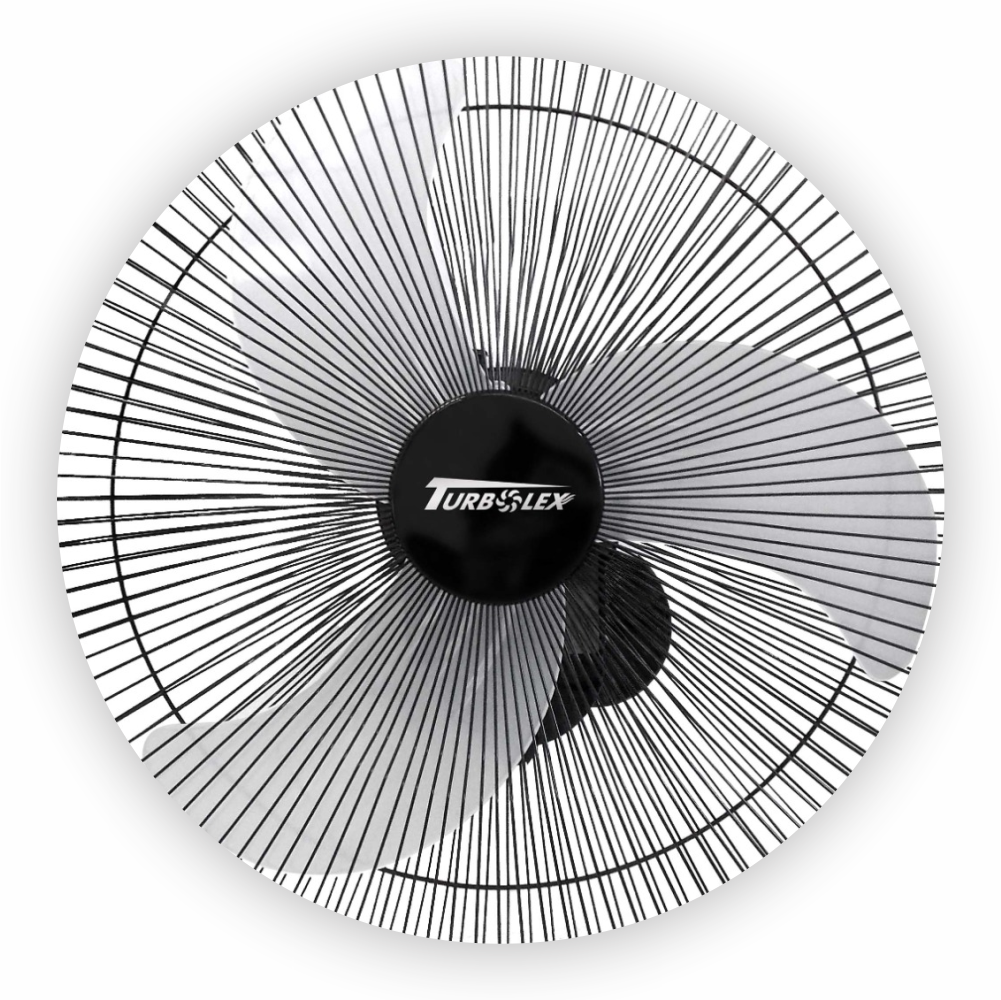 Ventilador de Parede Preto 60cm 220w Bivolt 120 fios | MadeiraMadeira