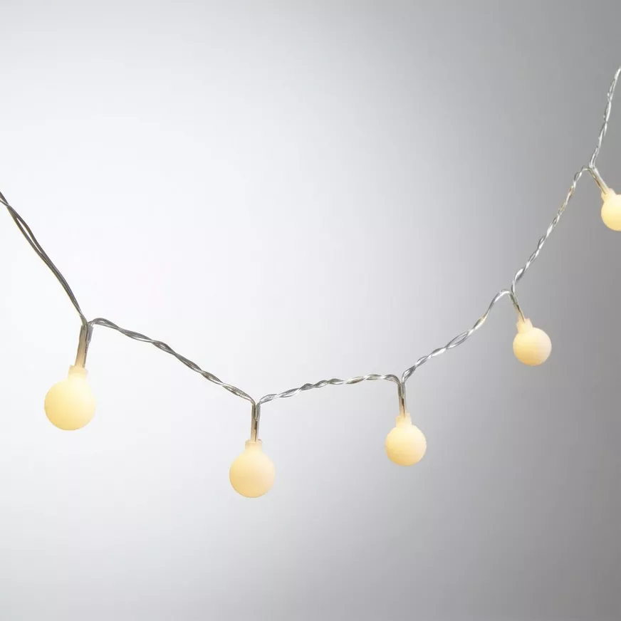 Fio de luz 20 leds 127v 110v Lâmpadas com capa de 2cm Fio com ...