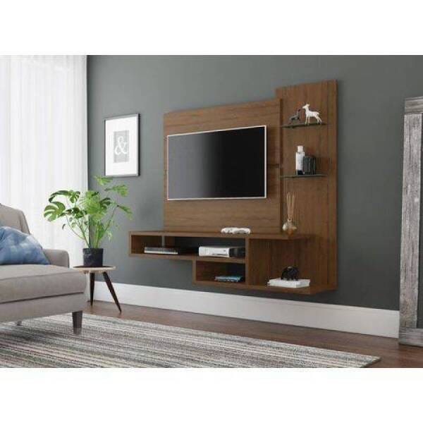 Painel para TV 42 Polegadas Toledo Malbec | MadeiraMadeira