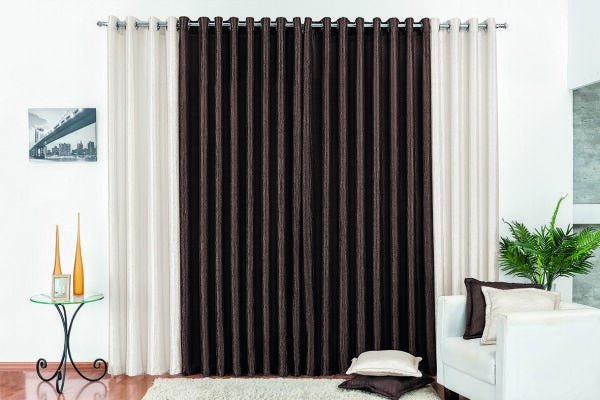 Cortinas Para Janela de Blindex Moderna Bonita 4,00 x 2,80 Metros ...