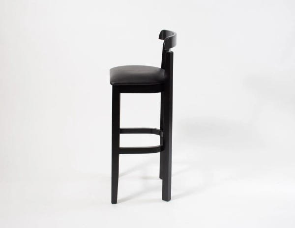 Banqueta Baiuca Alta de Madeira Maciça Estilo Bar com Encosto Ideal ...