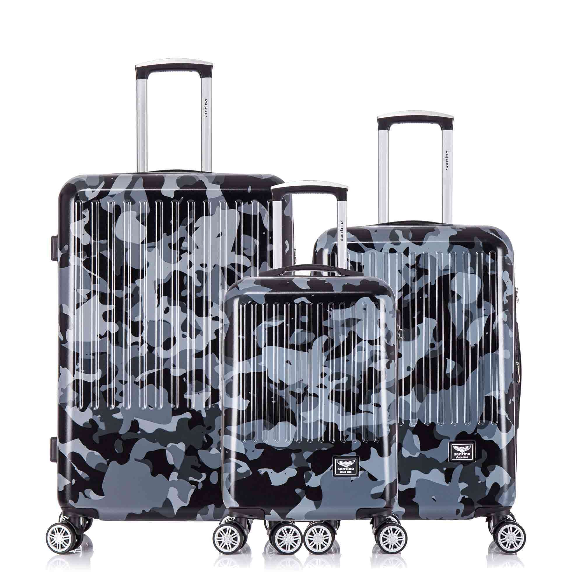 Kit Conjunto Mala Viagem Militar Santino H220 Expansor 360 Tsa G M P HSV220 Verde | MadeiraMadeira