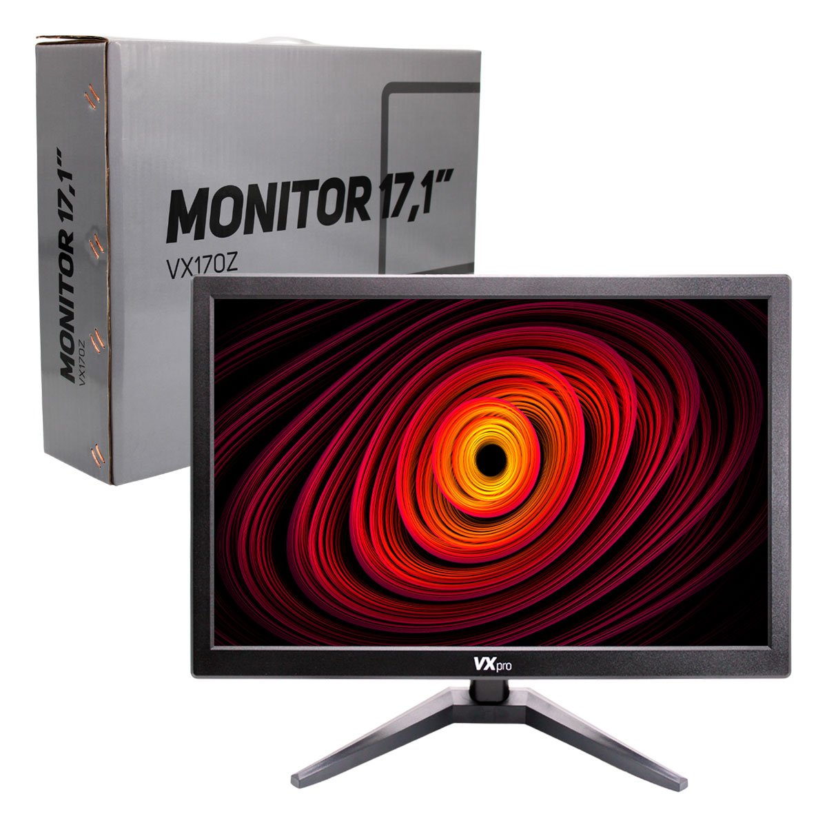 Monitor VXPRO VX170Z 17.1", 1440x900, 5ms, HDMI/VGA/VESA | MadeiraMadeira