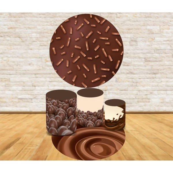 Kit Decoração Mini Table Sabor de Chocolate | MadeiraMadeira