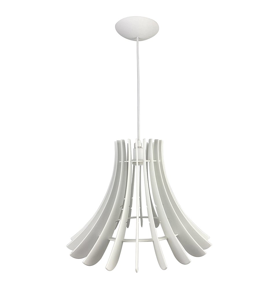 Kit Utron 2 Lustre Pendente Ana Clara 3 Posições 38 44 51 Cm - Branco ...