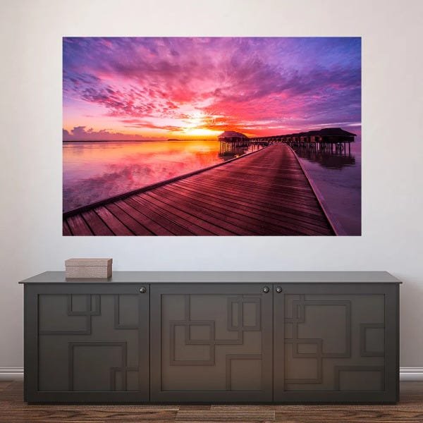 Painel Adesivo de Parede - Paisagem - 1279pnm | MadeiraMadeira