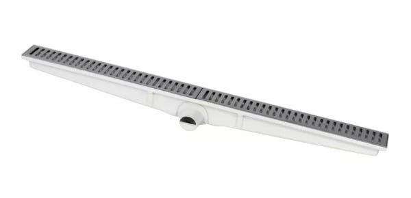 Ralo Linear Com Grelha Inox - 50 X 5 CM | MadeiraMadeira