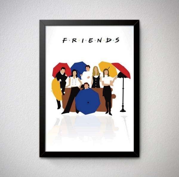 Quadro Friends Guarda-Chuva | MadeiraMadeira