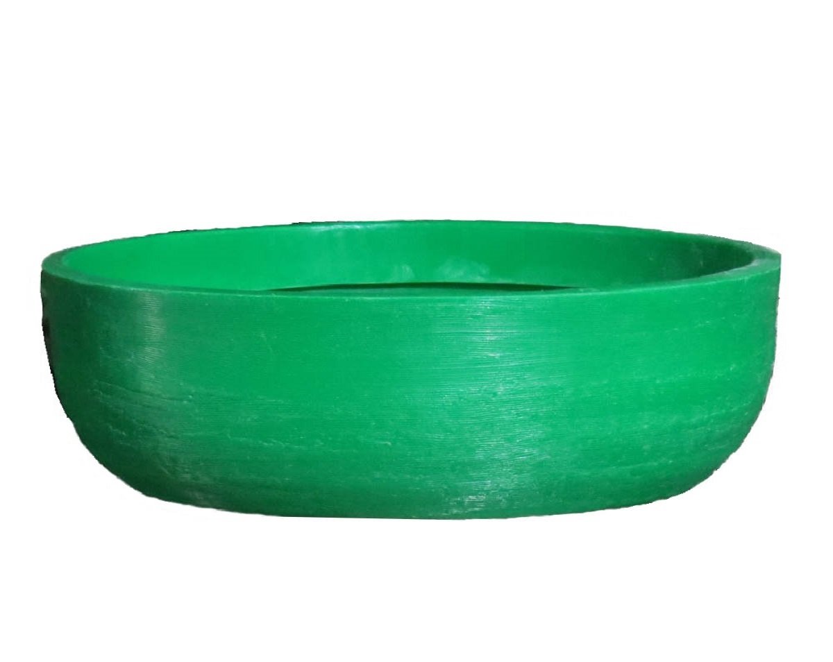 Kit 4 Vasos Planta 55x20 Bacia Cuia Polietileno BGPLASTICOS V1455 AZUL ...