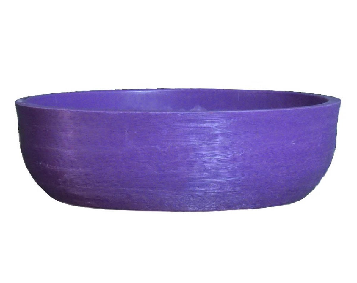 Kit 4 Vasos Planta 55x20 Bacia Cuia Polietileno BGPLASTICOS V1455 AZUL ...