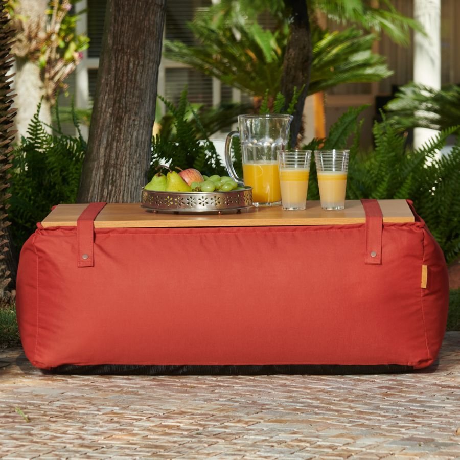 Puff com Tampo Outdoor Coral Trancoso Minha Loja De Móveis | MadeiraMadeira