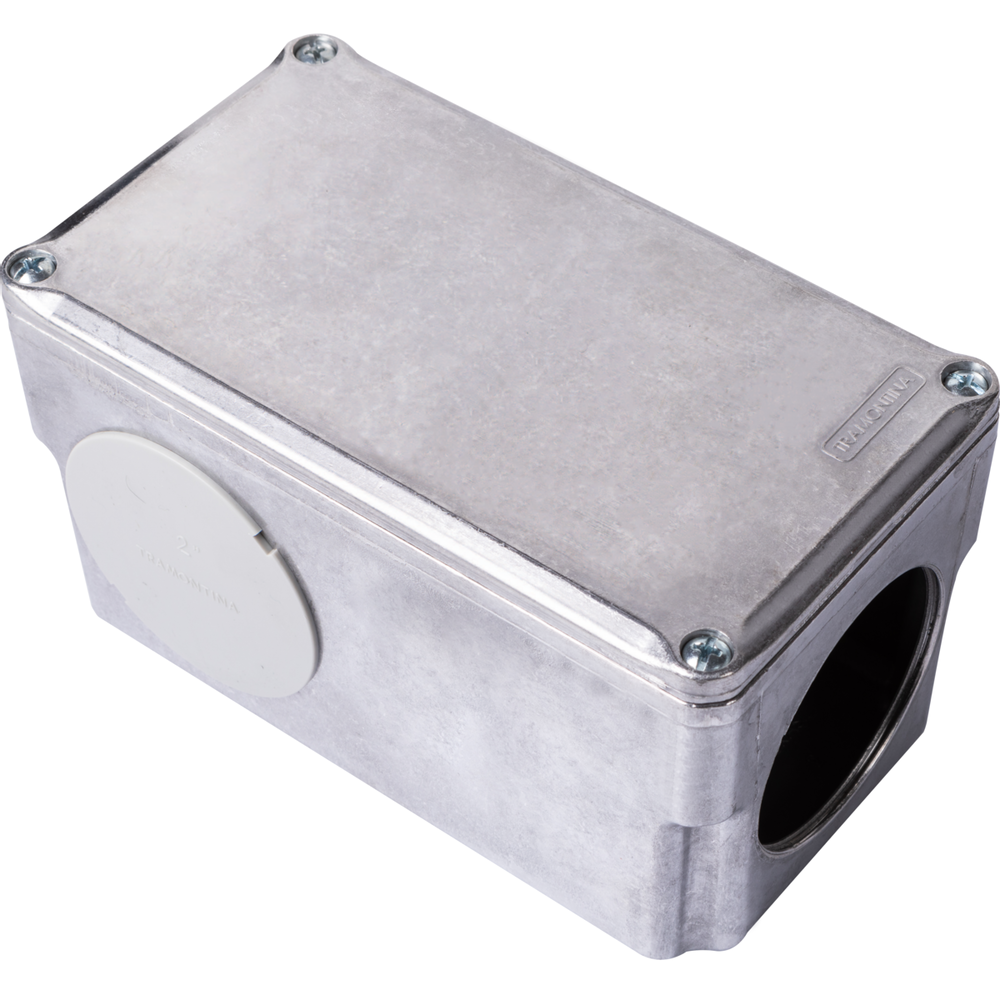 Condulete múltiplo 2" tipo "L" com tampa | MadeiraMadeira