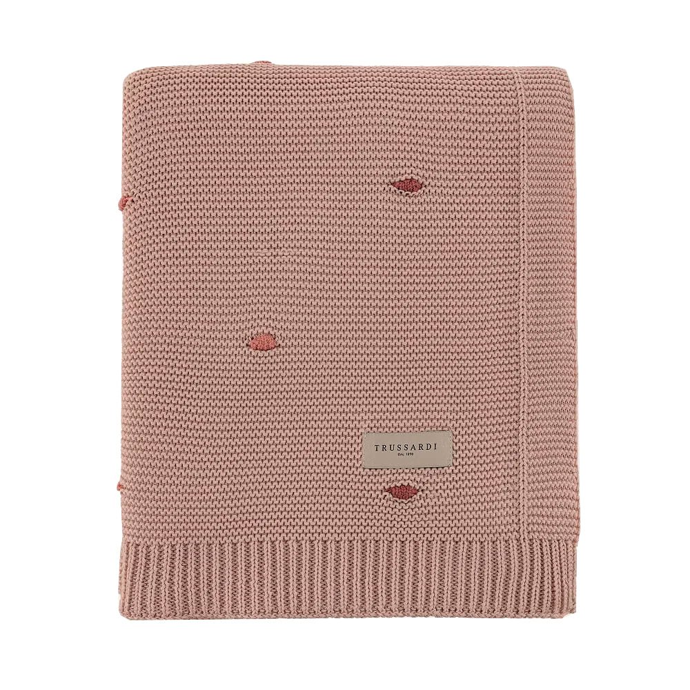 Manta Tricot Villa Angelica Soft Rosé 100% Algodão Trussardi ...