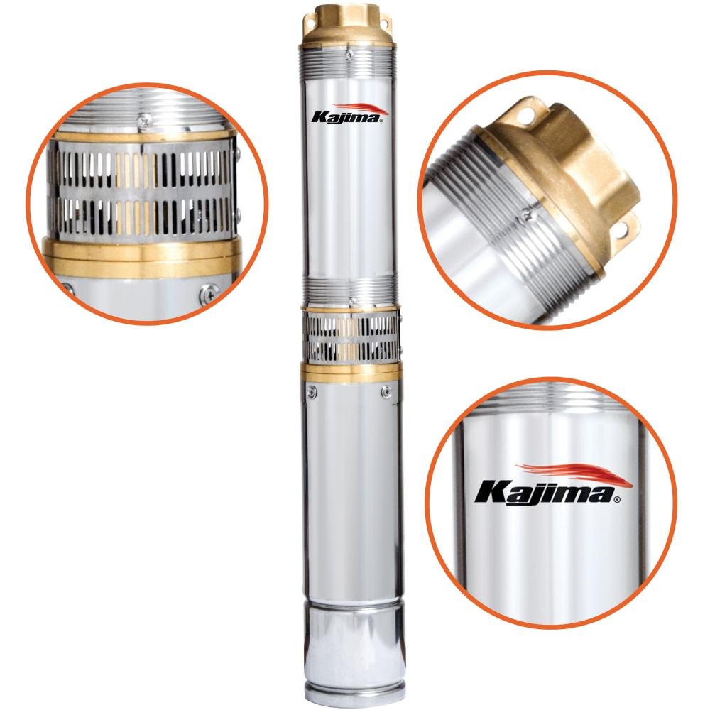 Eletrobomba Submersa Kajima SW218025 Para Poços Semiartesianos 2 ...