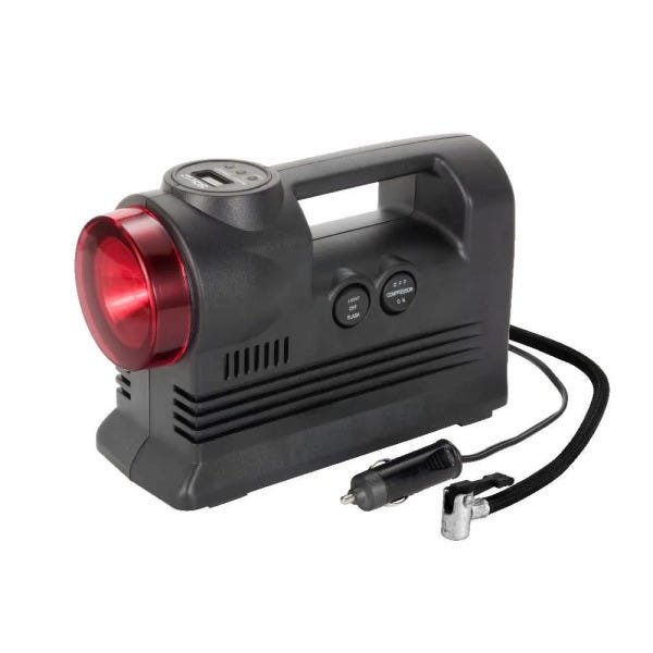 Mini Compressor Air Plus 12V Digital com Lanterna - SCHULZ 920.1163-0 ...