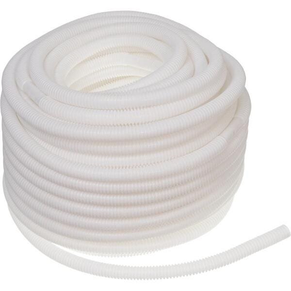 Mangueira Dreno Branca Com Conector Liso Rolo Com 50 Metros ...