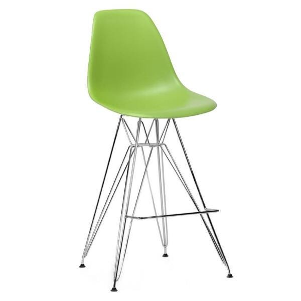 Banqueta alta Eiffel - Verde claro | MadeiraMadeira