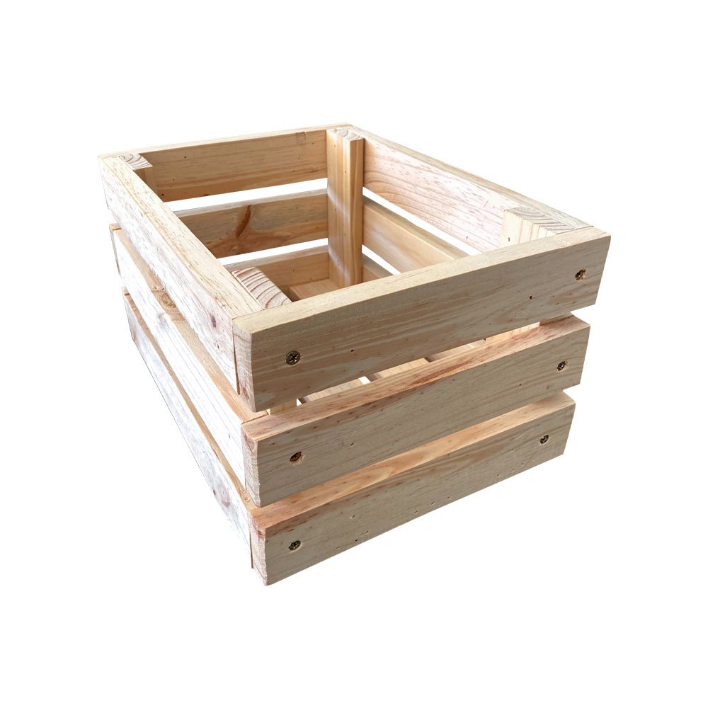Caixote de Fruta Multiuso Organizadora Madeira Pinus 32x23 | MadeiraMadeira
