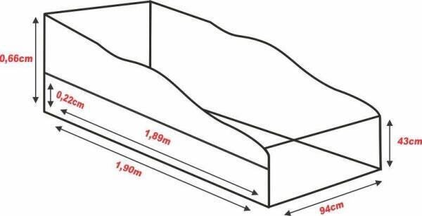 Cama Solteiro com Auxiliar Patrulha Canina Skey-2 | MadeiraMadeira