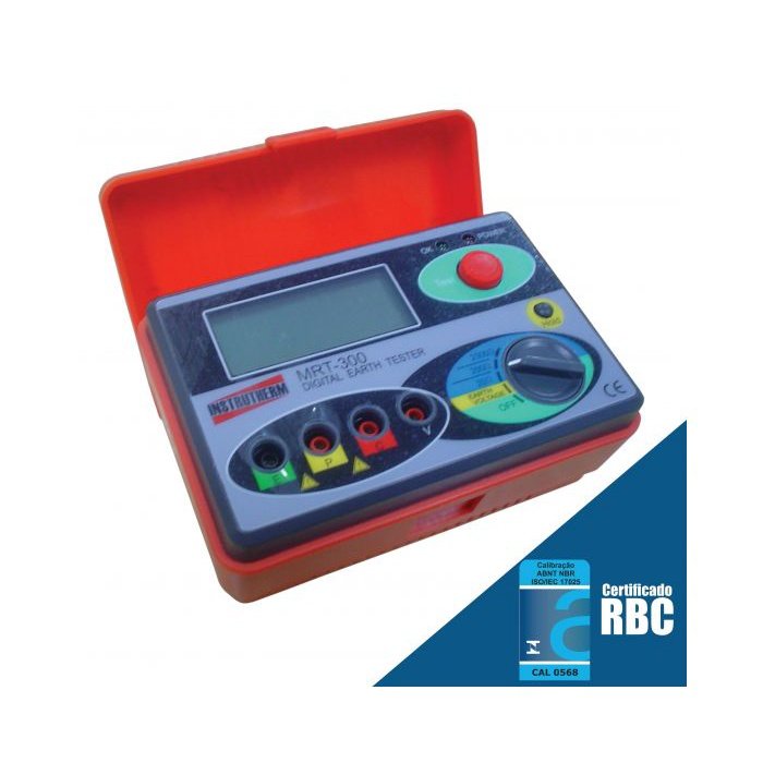 Medidor Resistência Aterramento Terrômetro Digital De 0 A 2000 Ohms Mrt ...