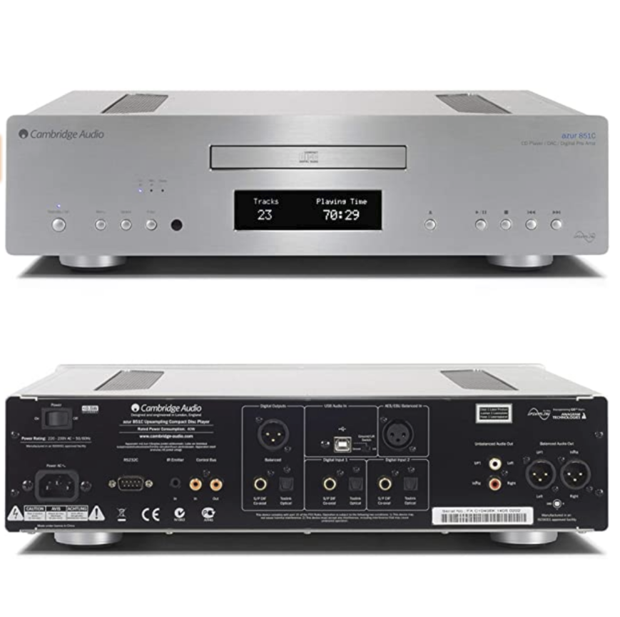 Cambridge Audio 851c High Performance Dac 110v Prata | MadeiraMadeira