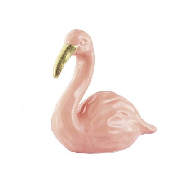 Flamingo Cerâmica 11,5cmx11cm Mart Collection | MadeiraMadeira