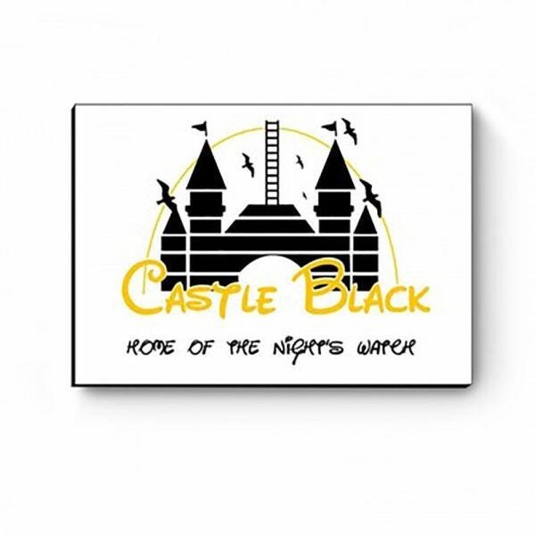 Quadro decorativo MDF Castle Black | MadeiraMadeira