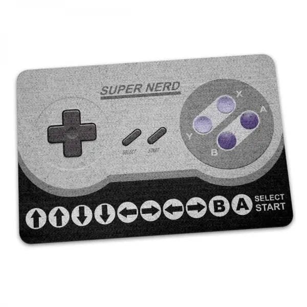 Capacho Ecológico Gamer Cheat Code 16-Bits | MadeiraMadeira