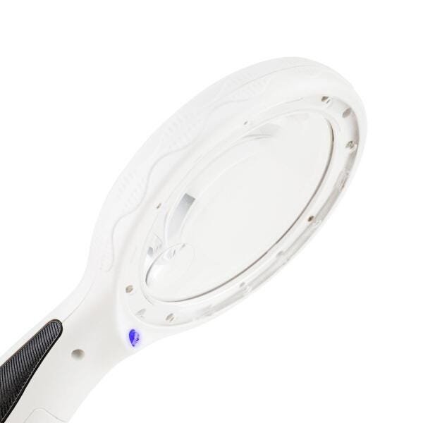 Lupa De Mão Portátil Com 8 Leds E Ultravioleta Com Aumento Bifocal Slp ...