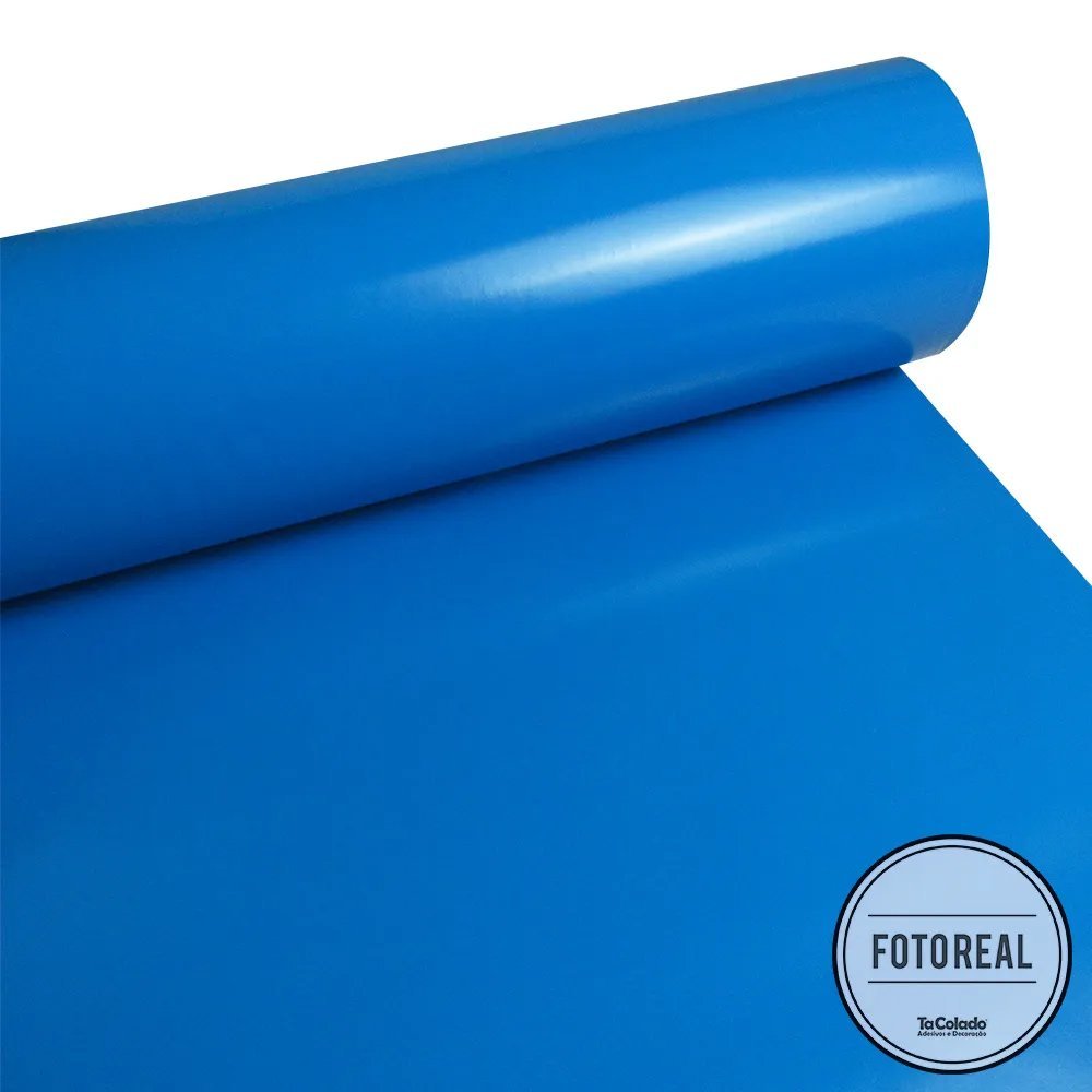 Adesivo para Moveis Laca Brilho Azul Céu 0,61m - 0,61 x 2,00m ...