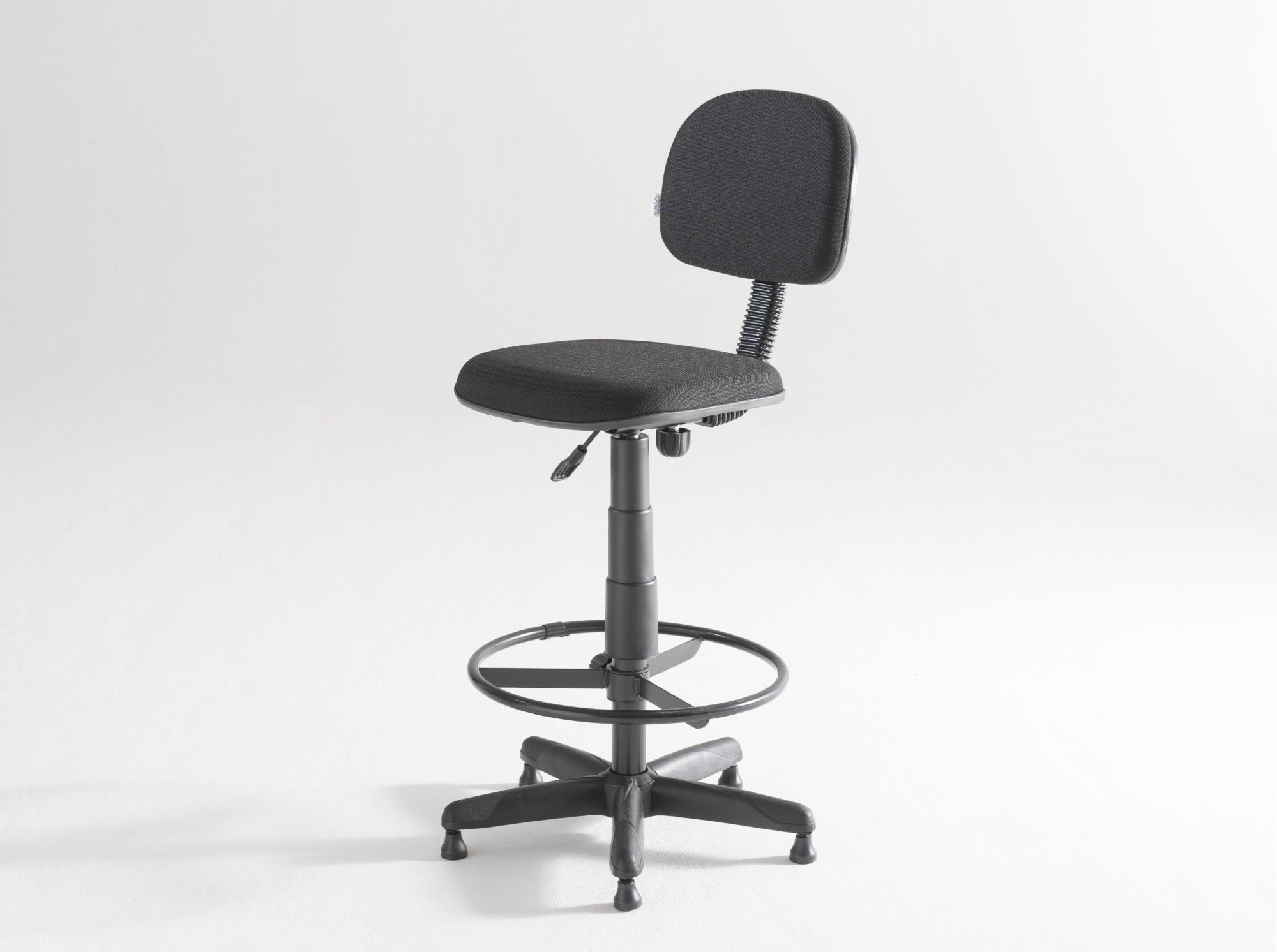 Sc 252 Cadeira Giratoria Secretaria Caixa Ap S/braco Inj D50/preto ...
